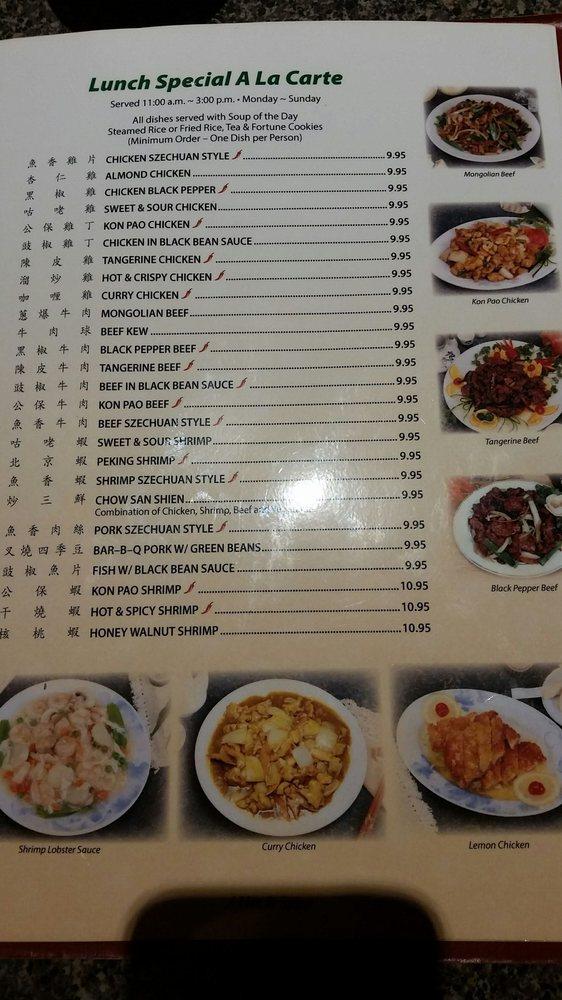 Menu at Peking Inn Restaurant, Camarillo