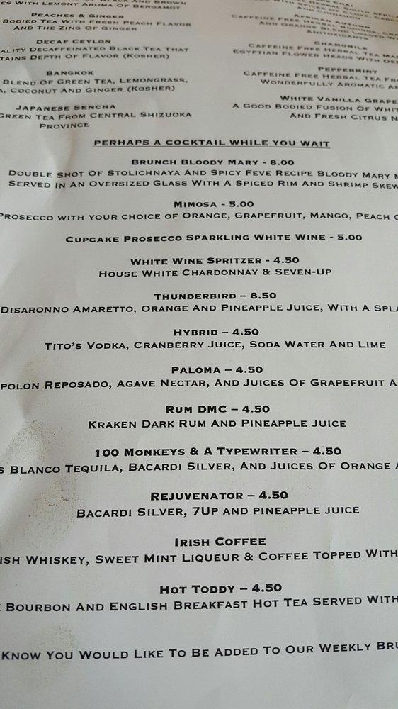Menu at The Feve pub & bar, Oberlin
