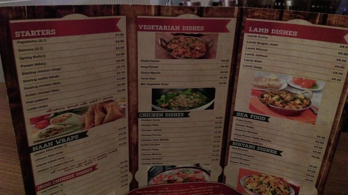 Menu at The Yew Tree - West Bromwich pub & bar, West Bromwich, Albion Rd
