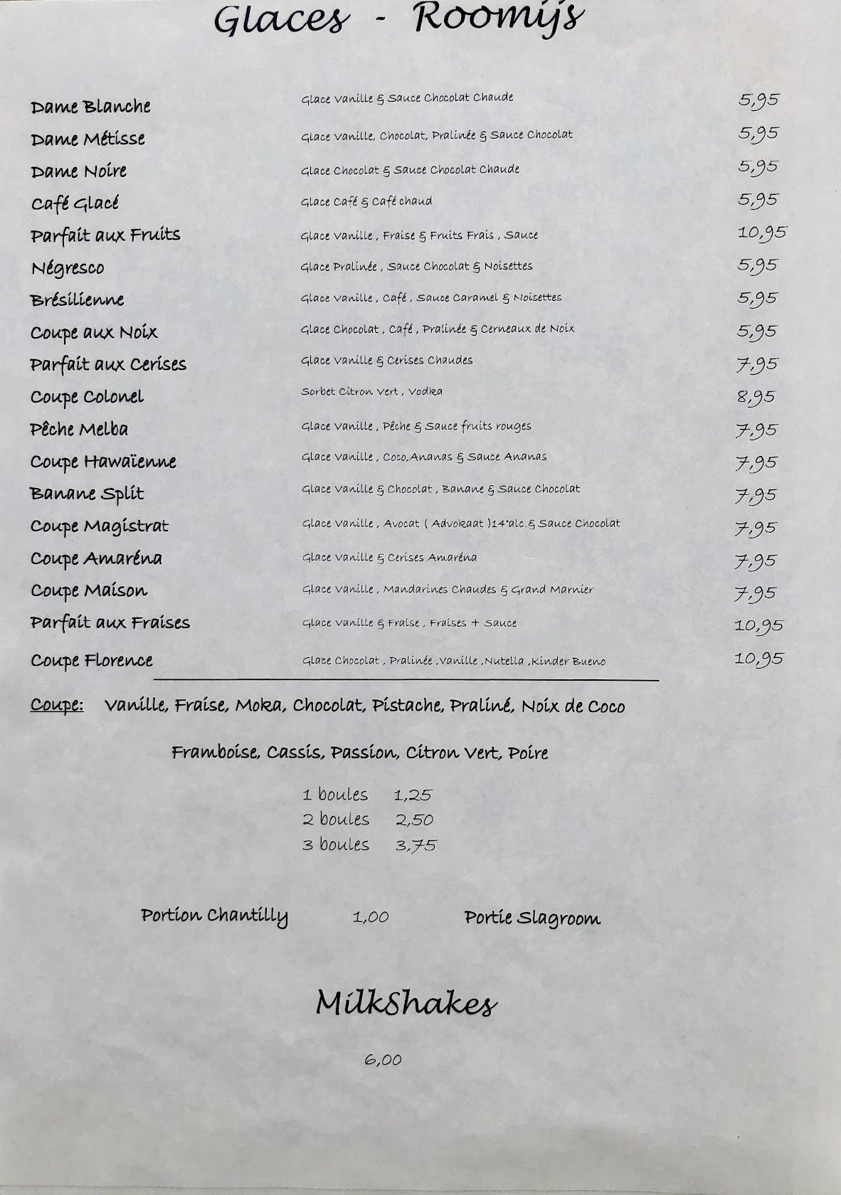 Menu at Windsor, Bouillon