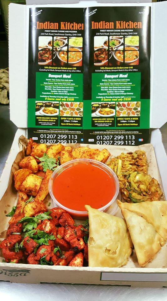 Menu at Indian Kitchen SouthMoor pizzeria, Stanley, 230 Park Rd