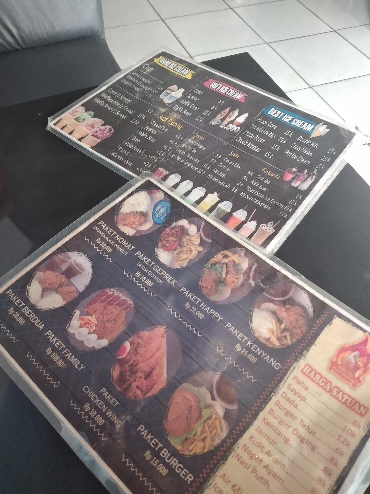 Menu at Mr.Soft - Ice Cream restaurant, Medan