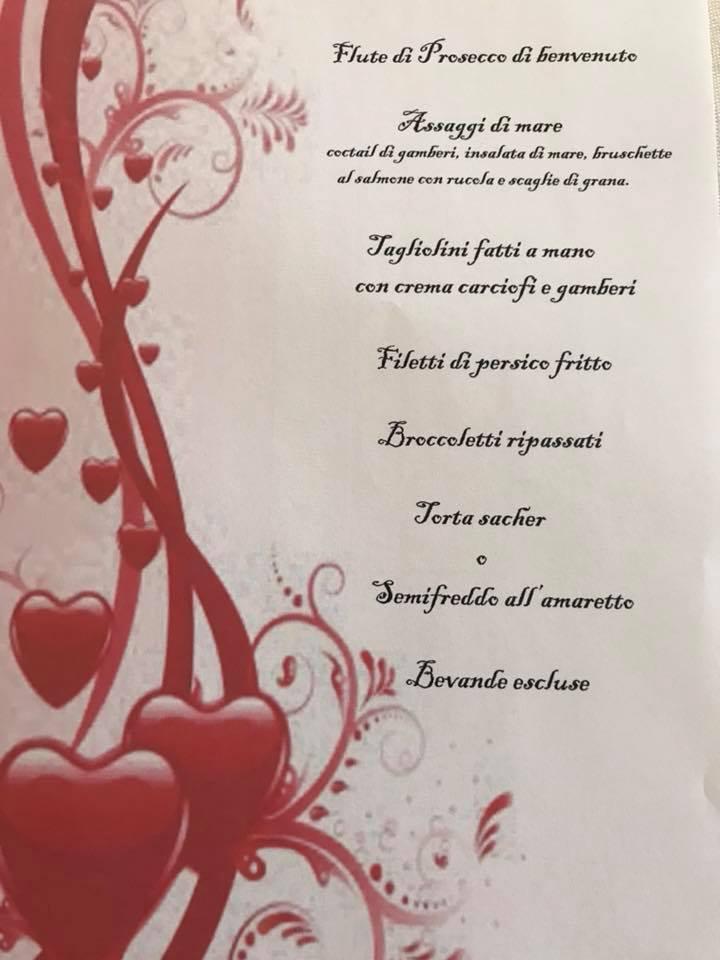 Menu da La Pineta pizzeria, Marta