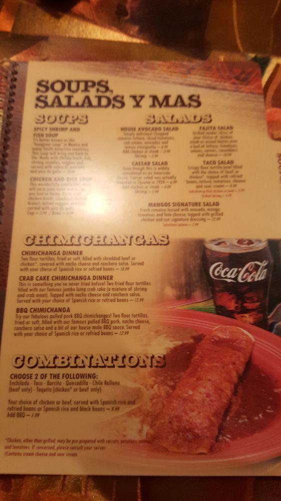 Menu at El Taco Loco Mexican Restaurant, Virginia Beach, Laskin Rd