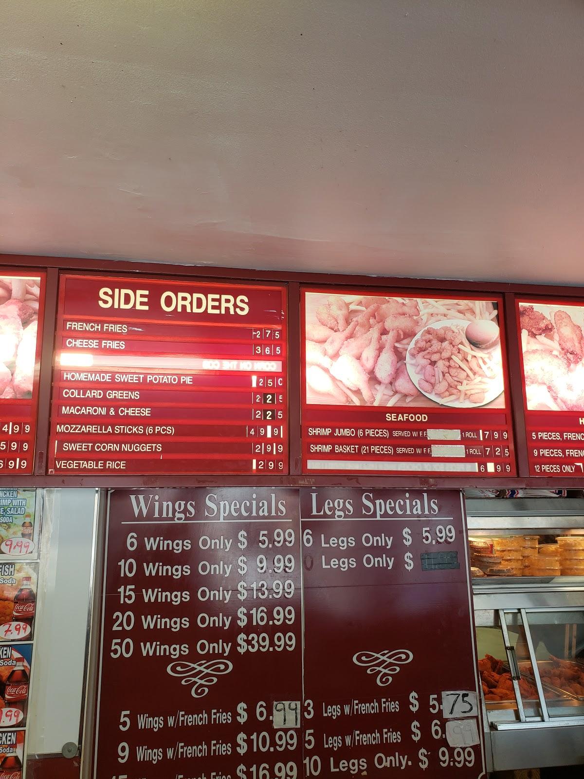 Menu at New York Fried Chicken Rt 273 restaurant, New Castle