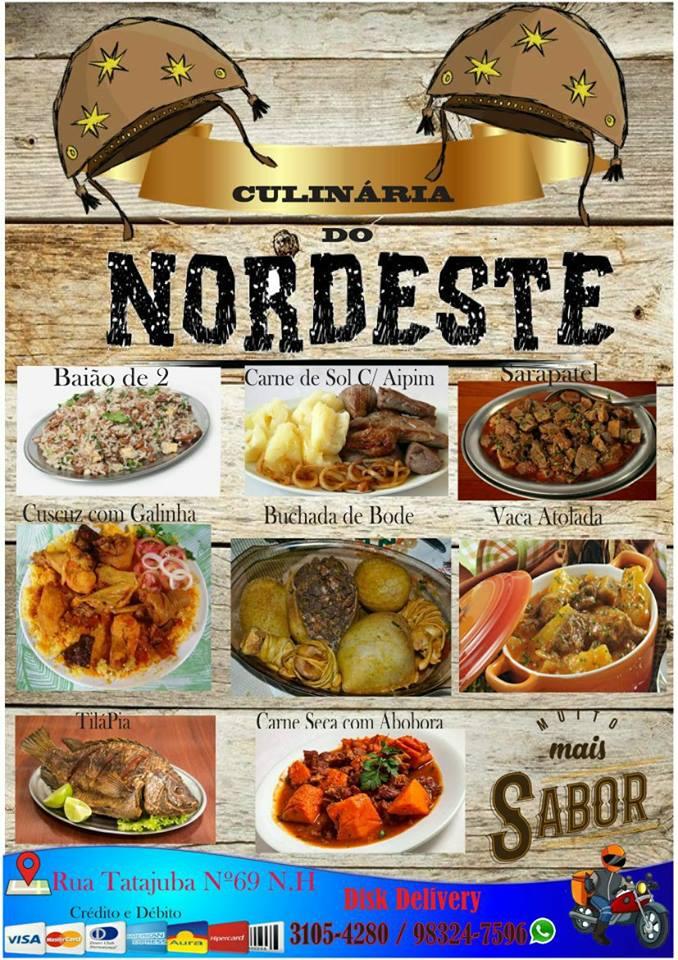 Menu at Culinaria do Nordeste restaurant, Magé