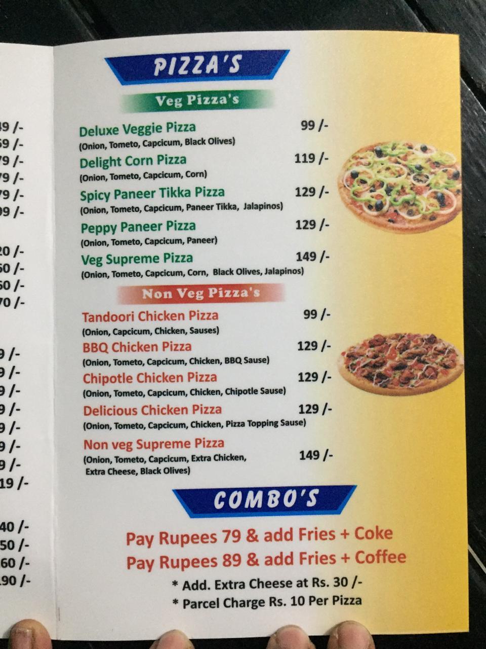 Menu at Buddy's BunkHouse, Navsari