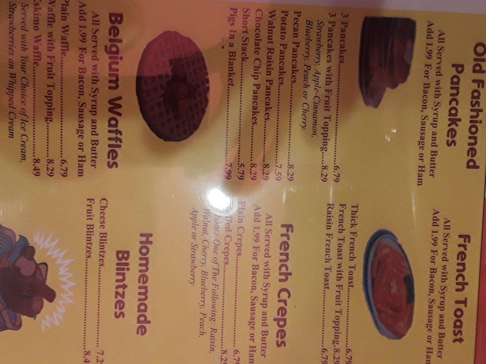 Menu at Island Lake Cafe, Island Lake