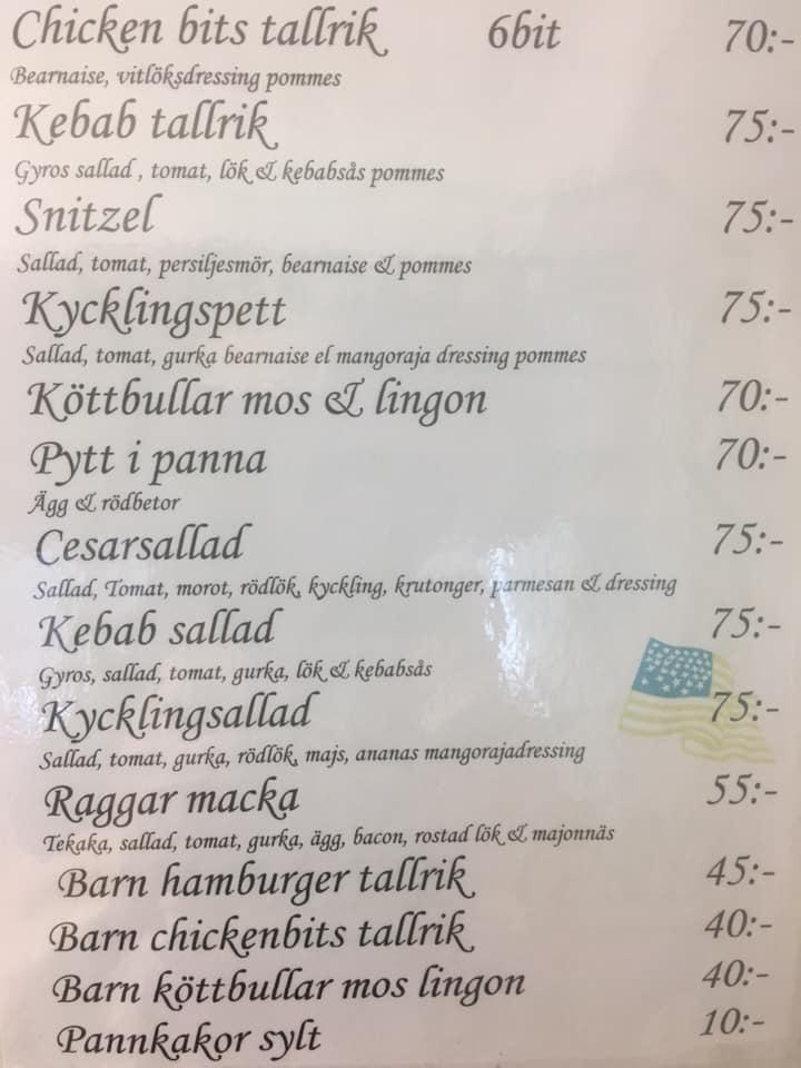 Menu at Route 126 Classic Grill restaurant, Alvesta