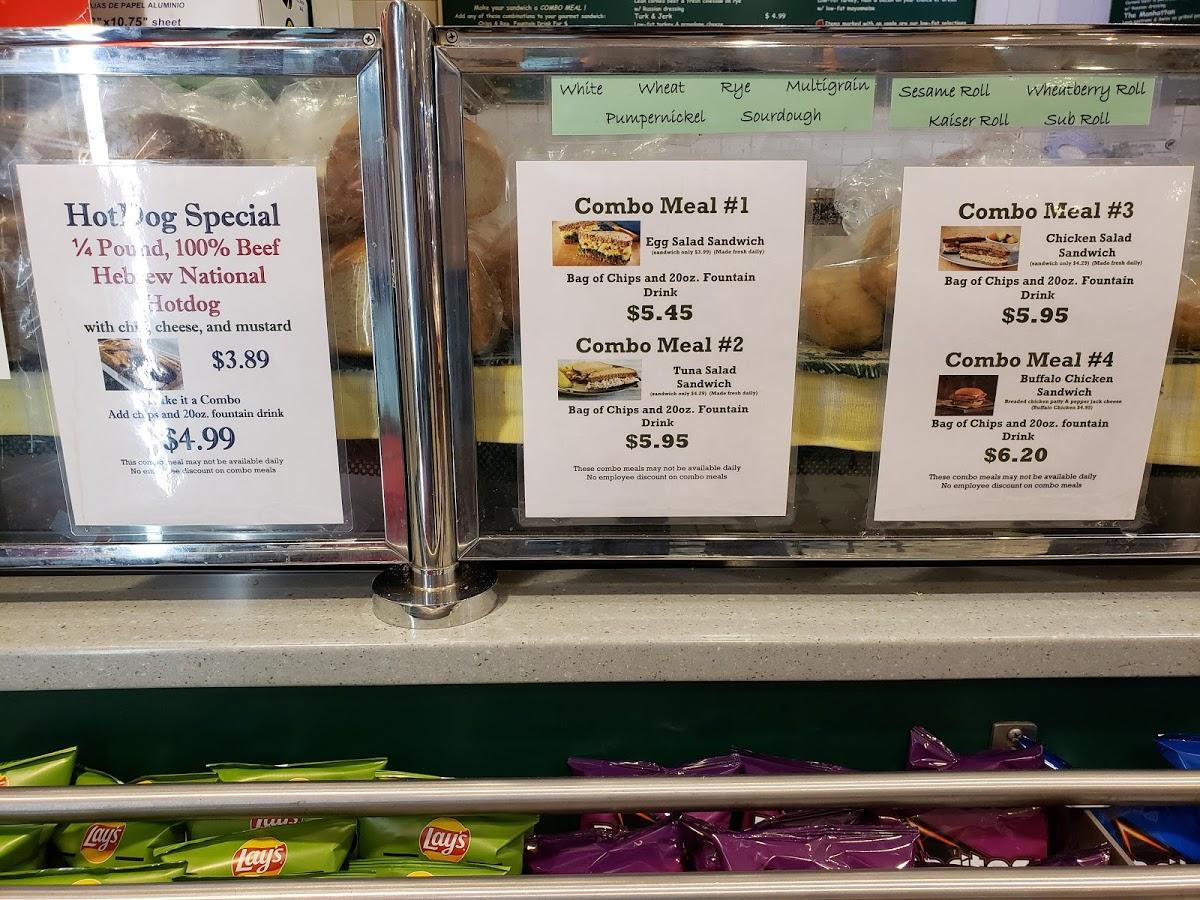 Menu at Inova Fairfax Hospital : Park Avenue Cafe, Annandale