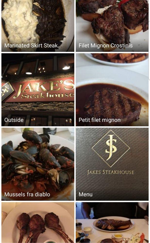 Menu at Jake’s Steakhouse, Yonkers, Broadway