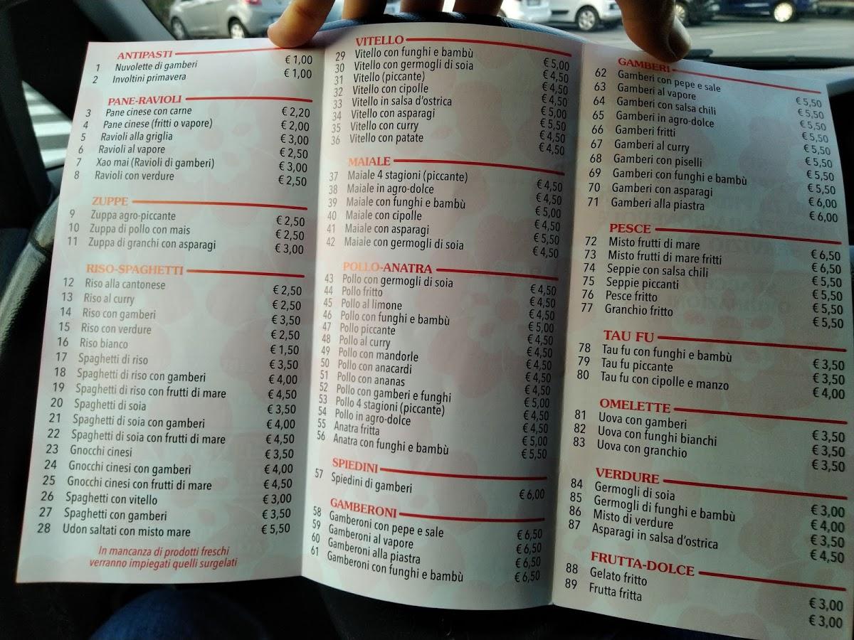 Menu da ROSTICCERIA CINESE HONG KONG ristorante, Calderara di Reno