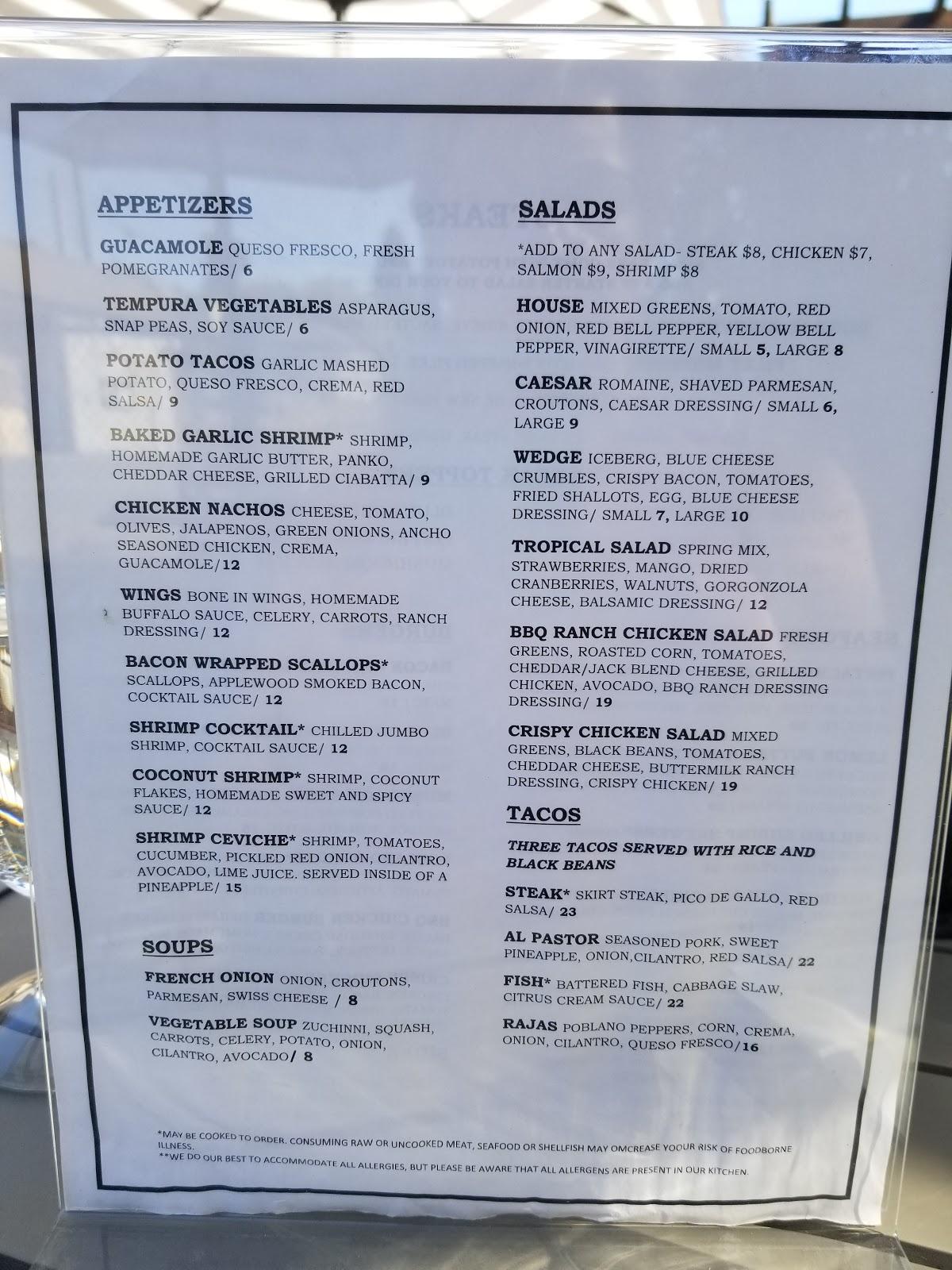 Menu at Francisco's Kitchen & Cantina pub & bar, Lake Stevens