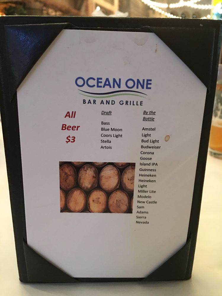 Menu at Ocean One Bar & Grille, Las Vegas