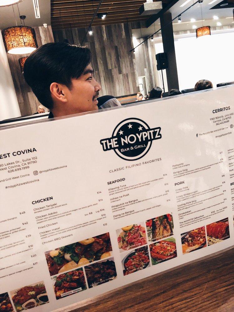 Menu at The Noypitz Bar & Grill, Cerritos
