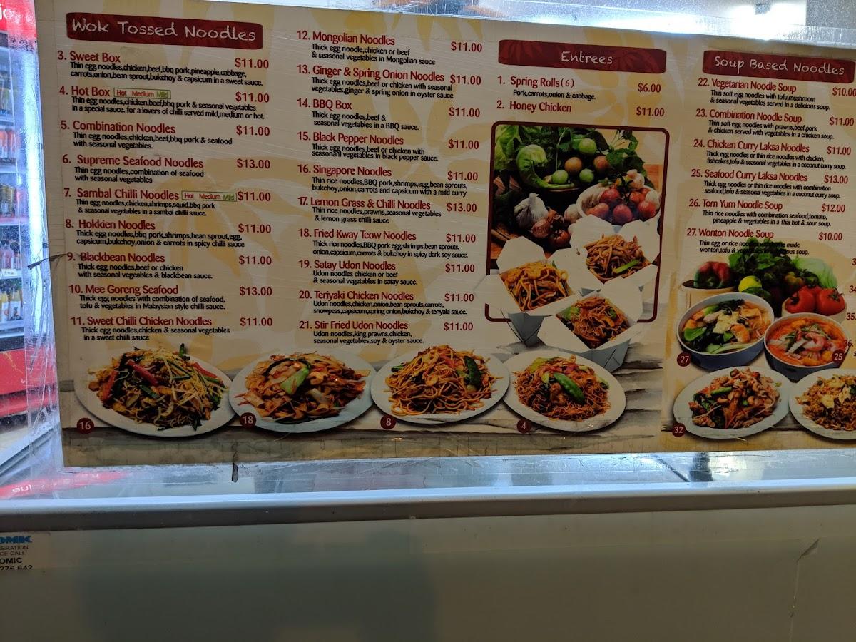 Menu at Chef's Noodle Hornsby restaurant, Hornsby, 175 Peats Ferry Rd