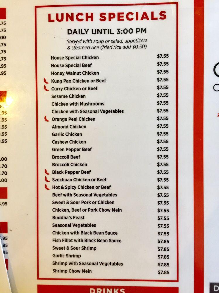 Menu at Quick Wok restaurant, San Diego, Rancho Carmel Dr UNIT 104