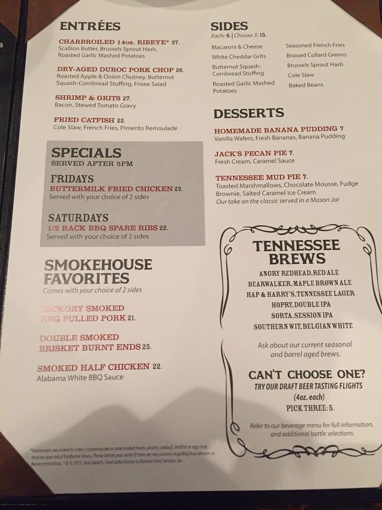 Menu at Ravello pub & bar, Nashville, Opryland Dr
