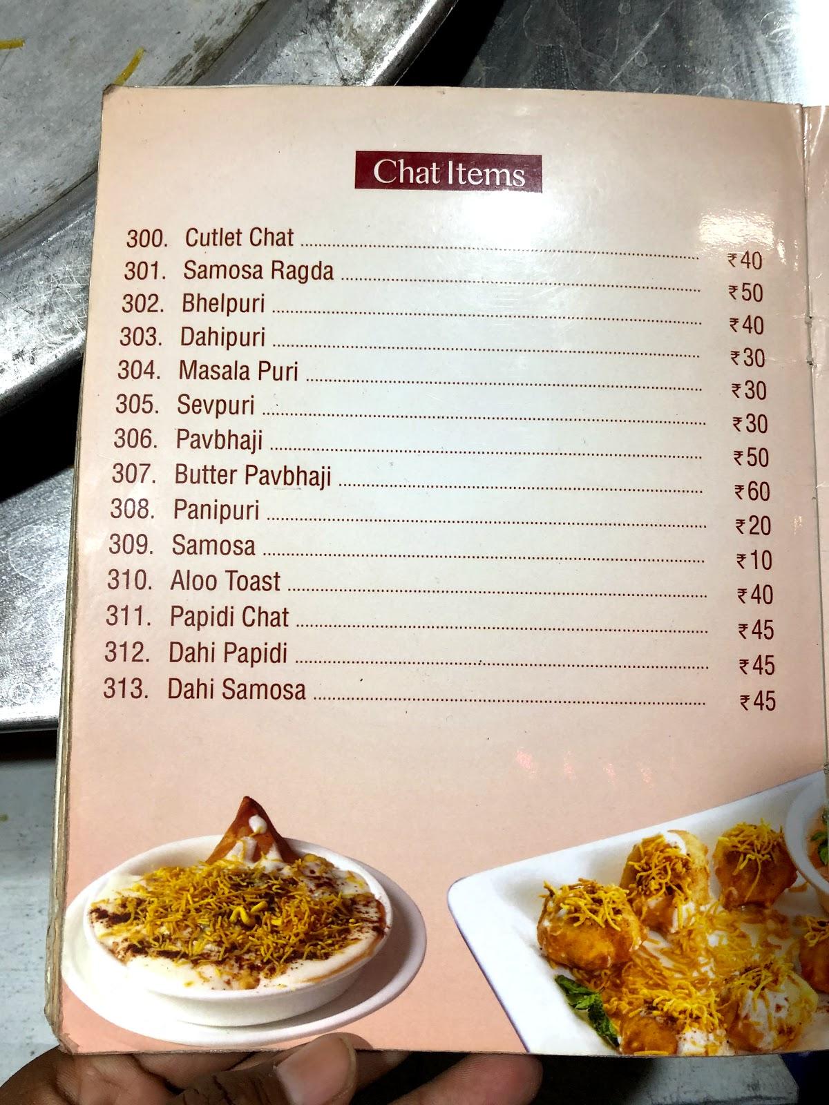 Menu at Sri Lakshmi Foods, Guntur