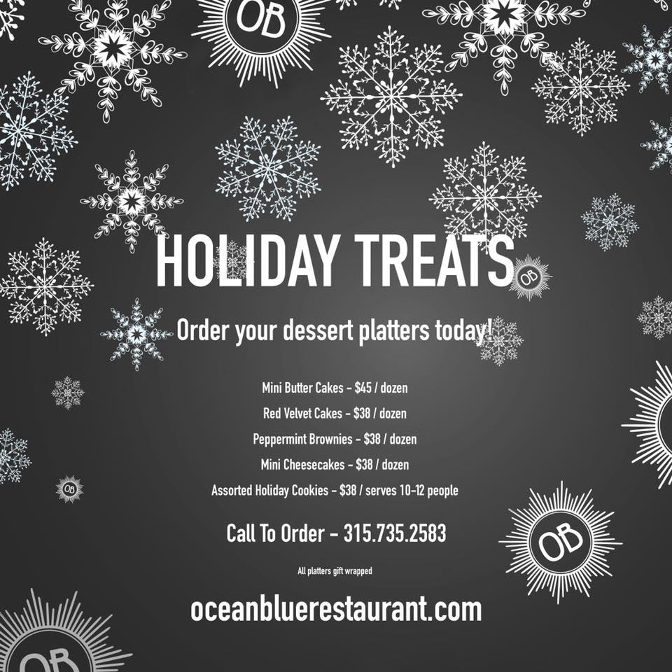 Menu at Ocean Blue Restaurant & Oyster Bar, Utica