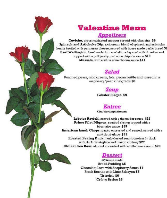 Menu at Main 101 Grill and Bar, La Porte