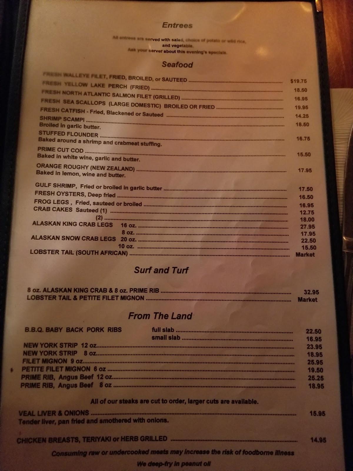 Menu at Windward Passage pub & bar, Columbus