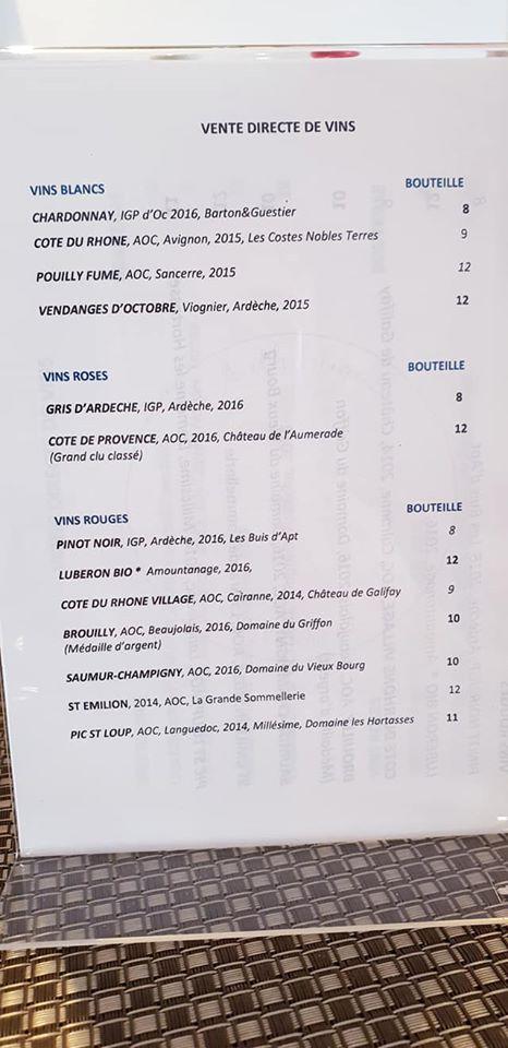 Menu at L'Authentique Restaurant, Meaux