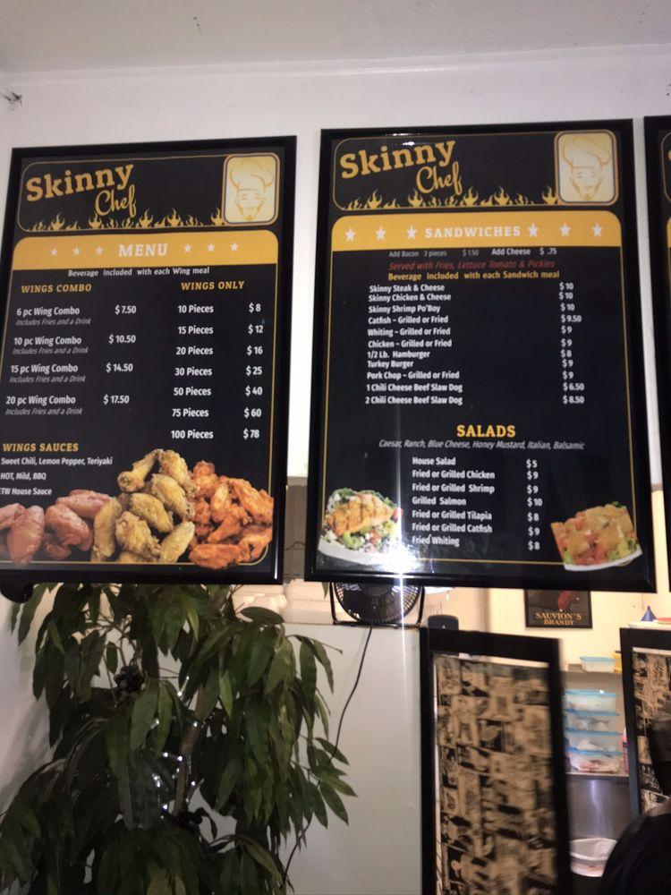 Menu at Skinny Chef Cafe, Lithonia