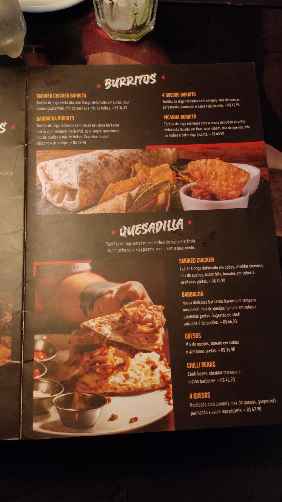 Menu em Let's Eat Americana restaurante, Americana