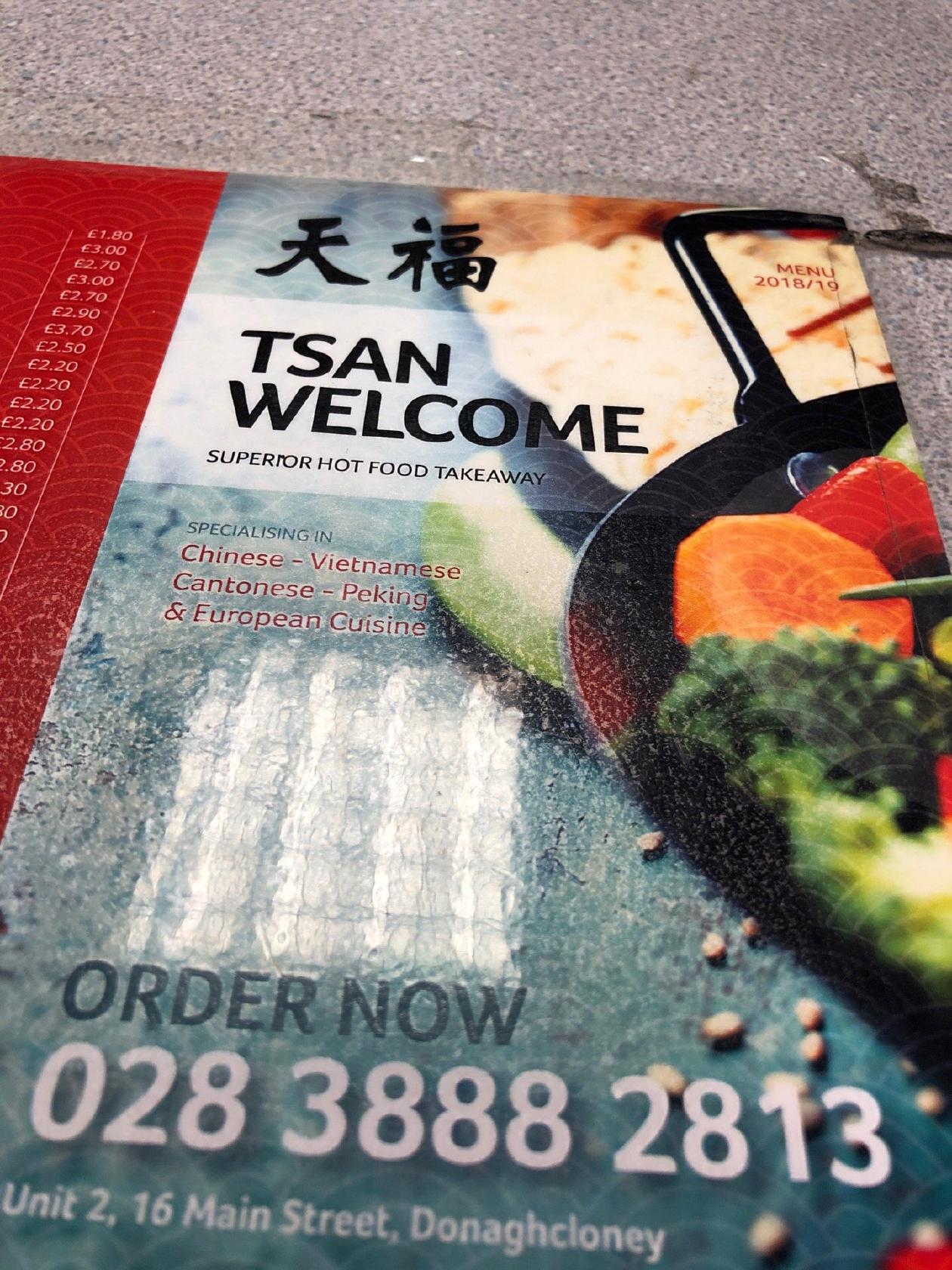 Tsan Welcome in Donaghcloney - Restaurant reviews