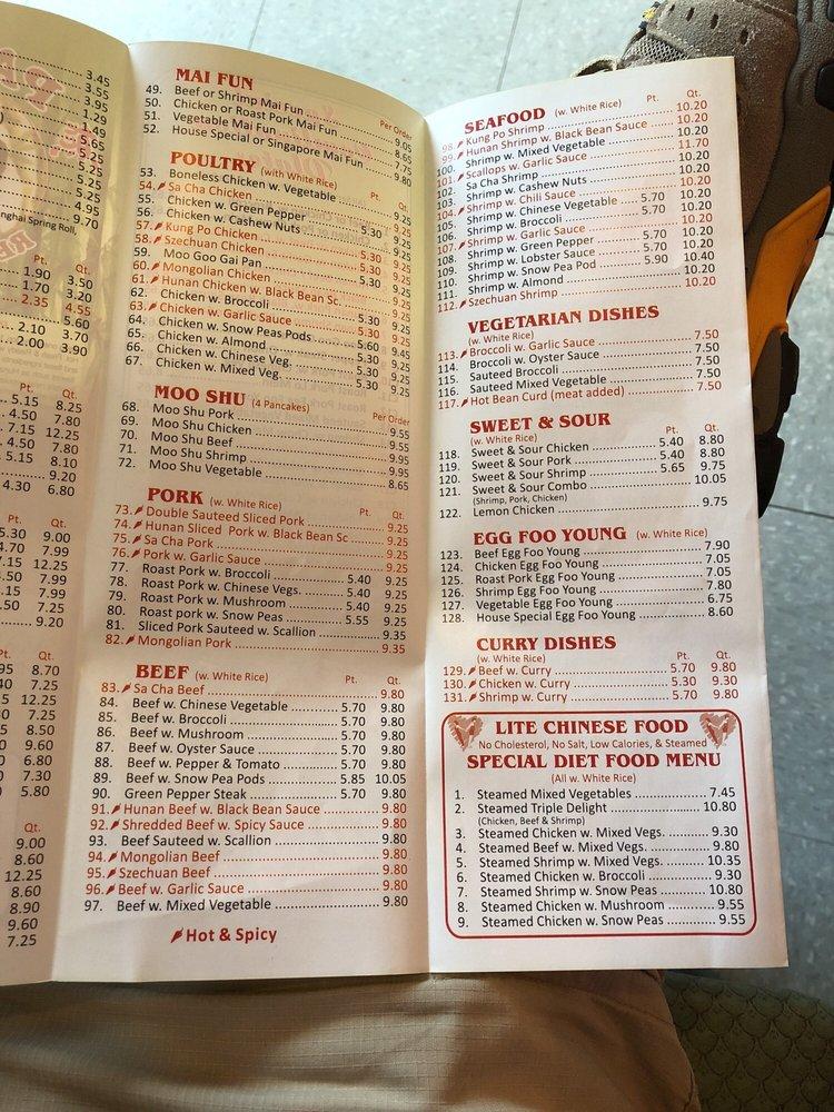 Carta del restaurante Panda, Fenton, 930 Brookwood Center