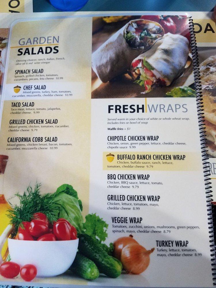 Menu at Golden Oak Pancake House restaurant, Swansea