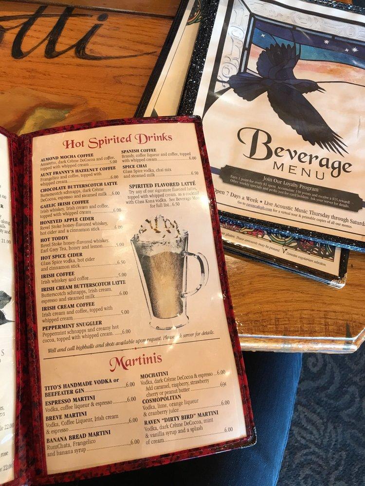 Menu at Raven Café pub & bar, Port Huron