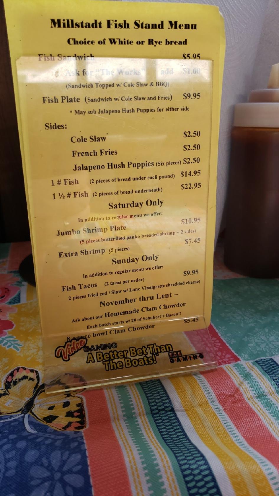 Menu at Otts Tavern pub & bar, Millstadt