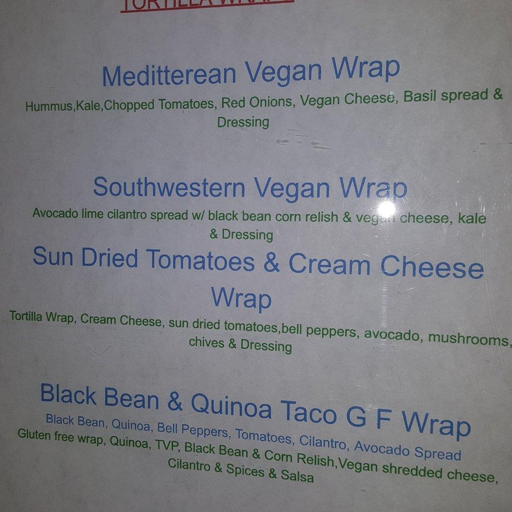 Menu at Smarty Plants Cafe, Wichita Falls