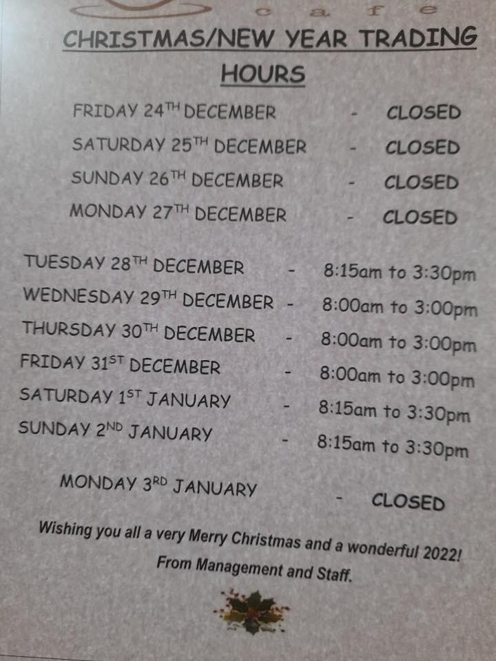Menu at Cafe Brood, Upper Ferntree Gully
