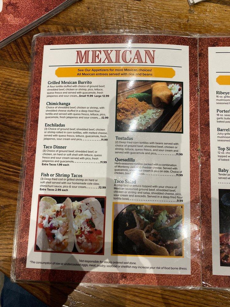 Menu at Mineshaft Oshkosh pub & bar, Oshkosh