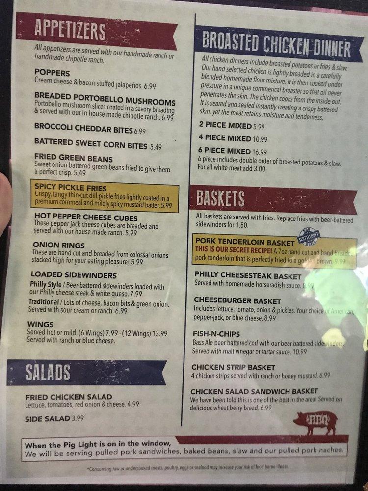 Menu at Scuttlebutt Bar and Grill, Camdenton