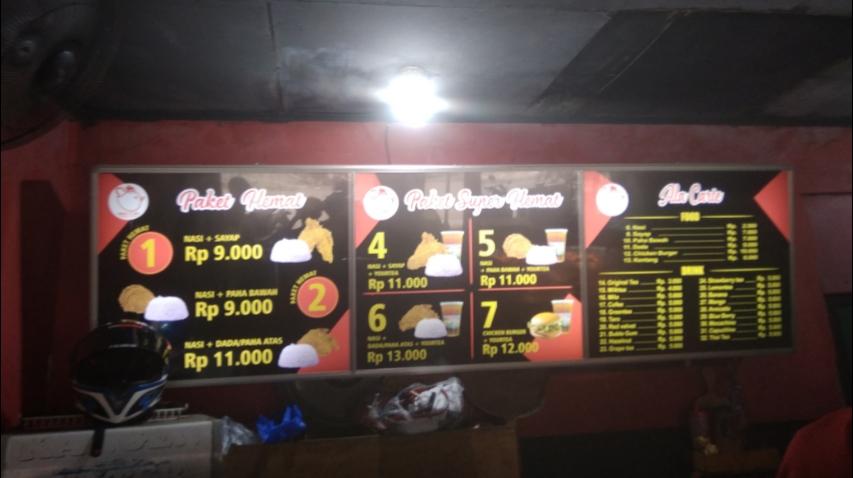 Menu at Chick 'N Tea restaurant, Dramaga