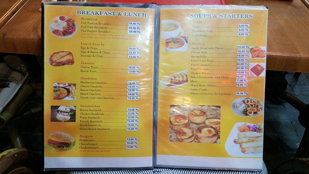 Menu at Dedem K. Corner Turkish Restaurant, Kusadasi