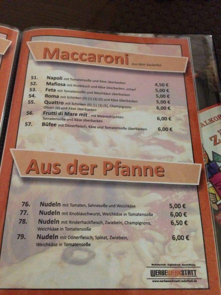 Speisekarte von Büfee restaurant, Radolfzell am Bodensee, Löwengasse 4