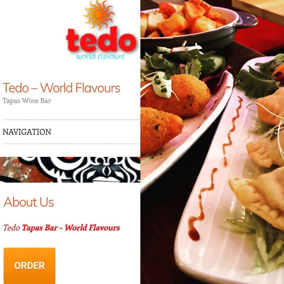 Menu at Tedo Tapas Bar, Cork