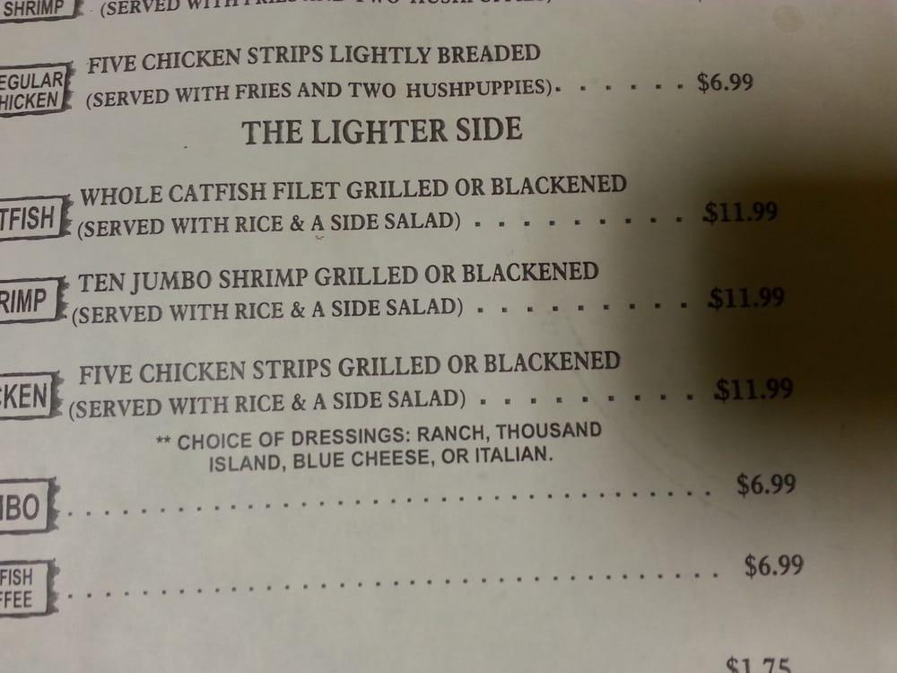 Menu at Fish Tales restaurant, New Caney, TX-494 Loop