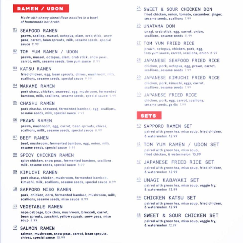 Menu at West Side Bazaar restaurant, Buffalo