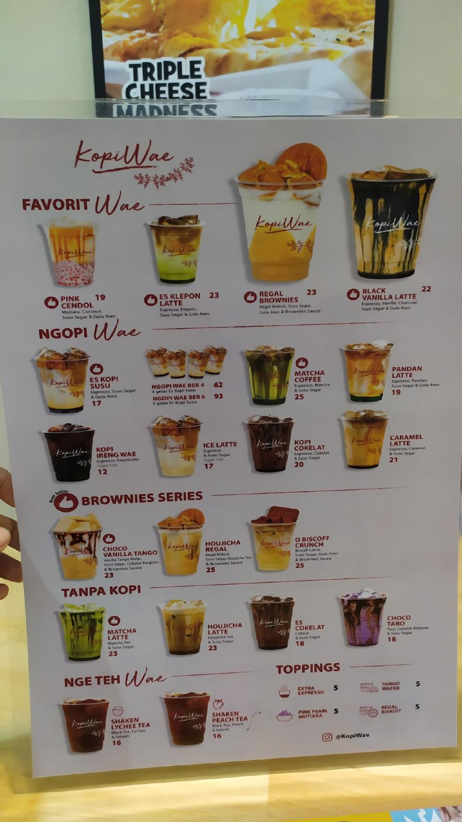 Menu at Master Cheese Pizza Solo restaurant, Surakarta