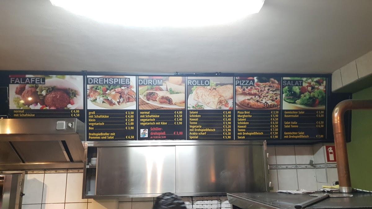 Menu at Pizza Mee, Weiden