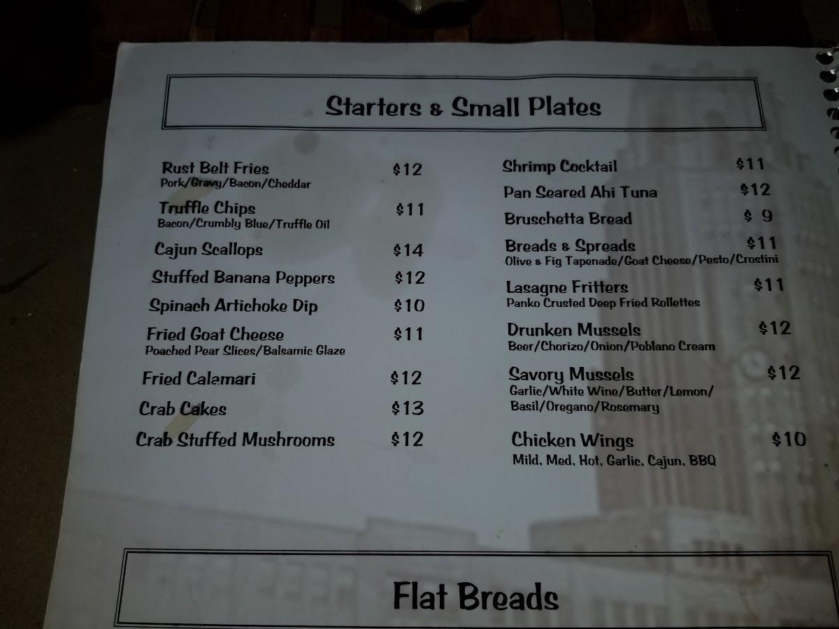 Menu at Rust Belt Bar and Grill, Buffalo