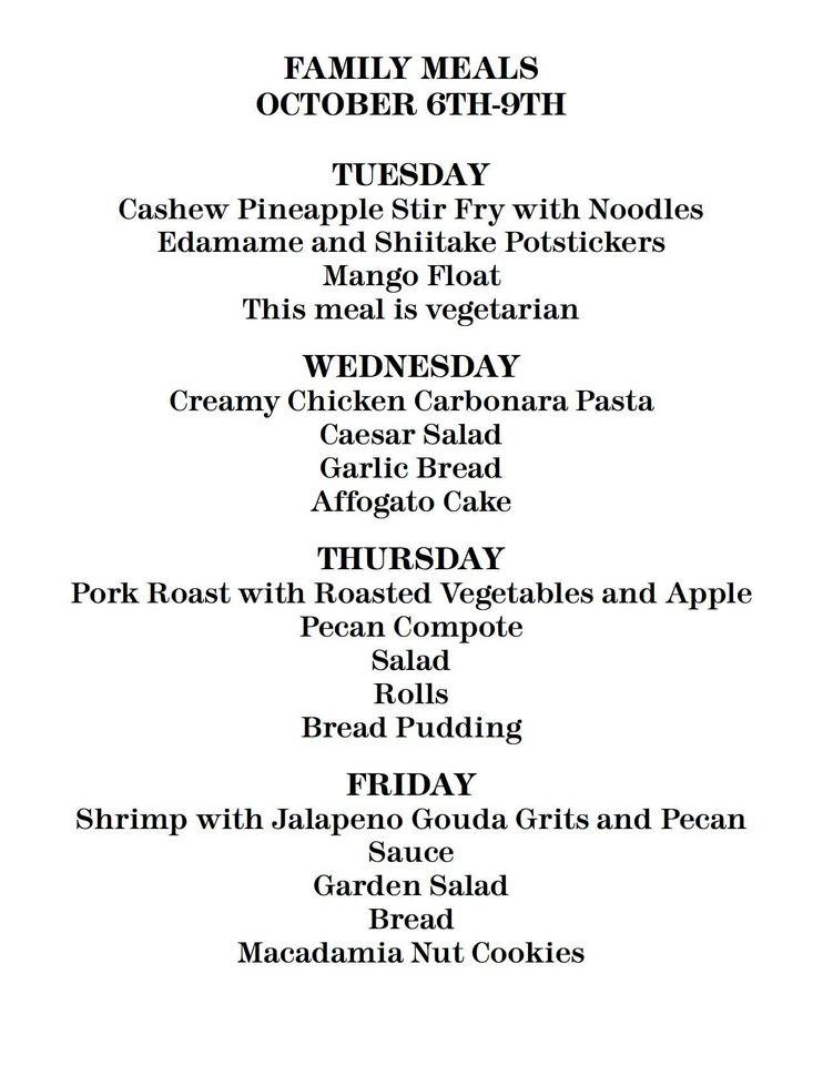 Menu at Chestnut Tree Bistro cafe, Denton