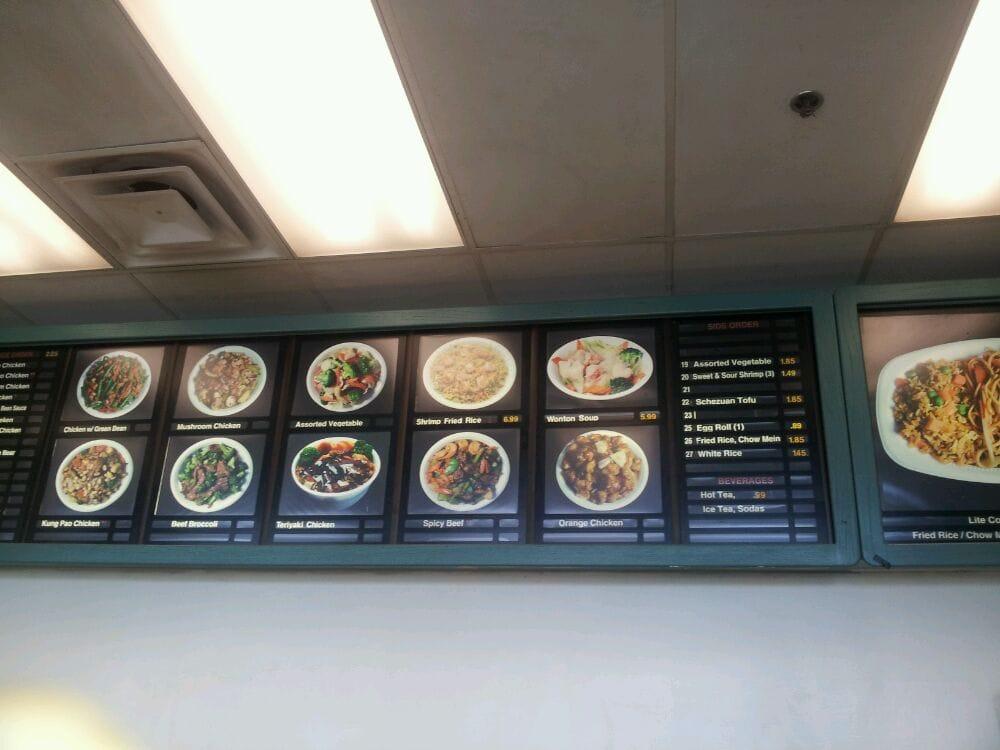 Menu at Chinese Combo restaurant, Signal Hill