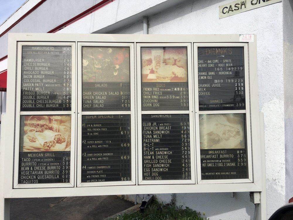 Menu at Astro Burger restaurant, Montebello, W Beverly Blvd